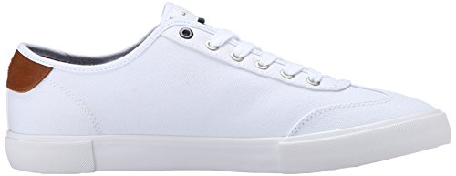 Tommy Hilfiger Men's Pandora Sneaker, White Canvas 137, 12M
