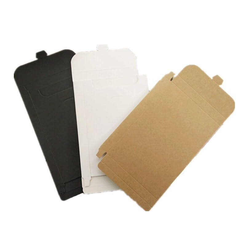 MODADA Gift Bags 10/30/50pcs Kraft Paper Blank DIY Cover Scarf Gift Packaging Boxes Postcard Envelope Bags for Business Box for Invitation Cards (Color : Kraft, Size : 10PCS_M)