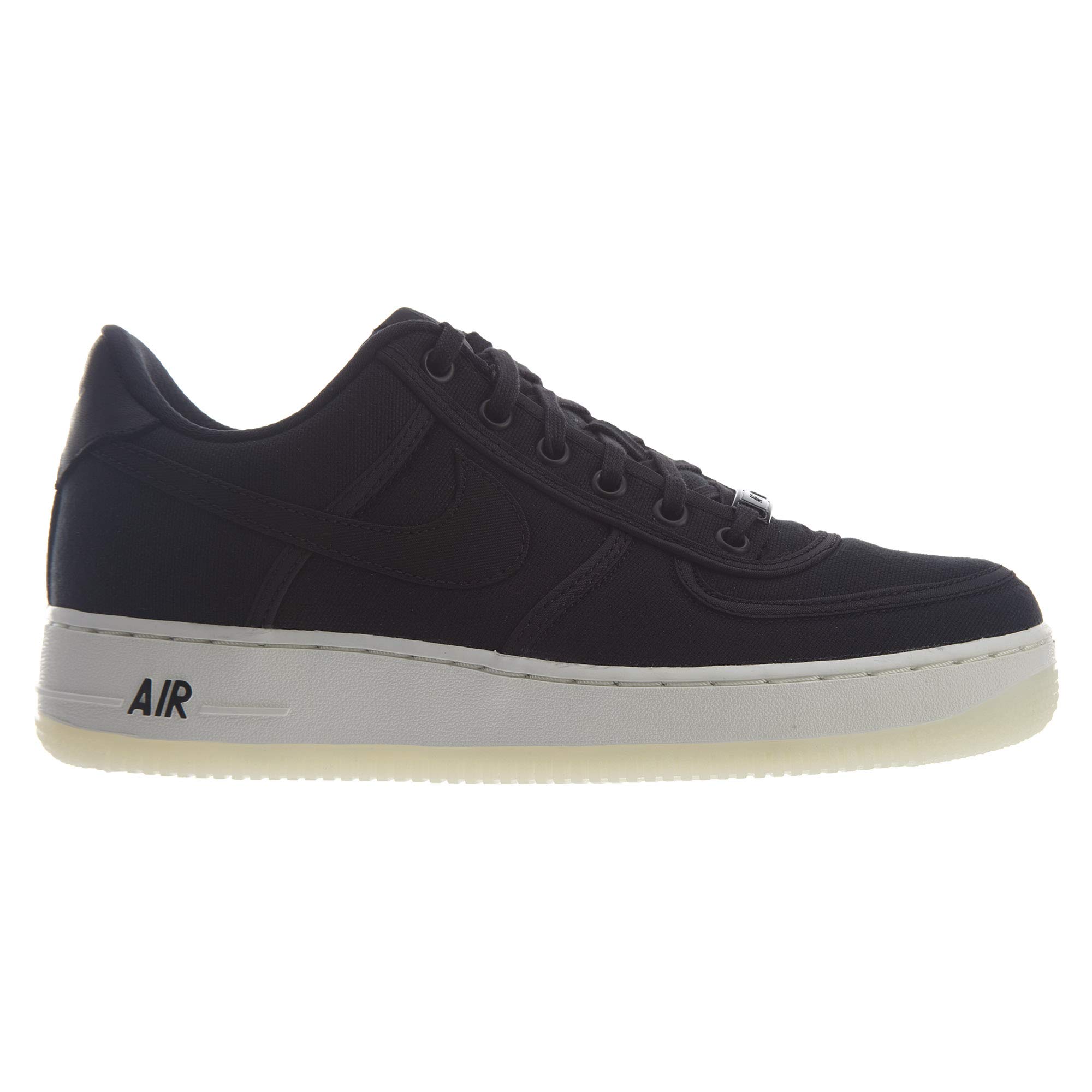 Nike Mens Air Force 1 Low Canvas Retro QS Shoes Black/Summit White AH1067-004 Size 6