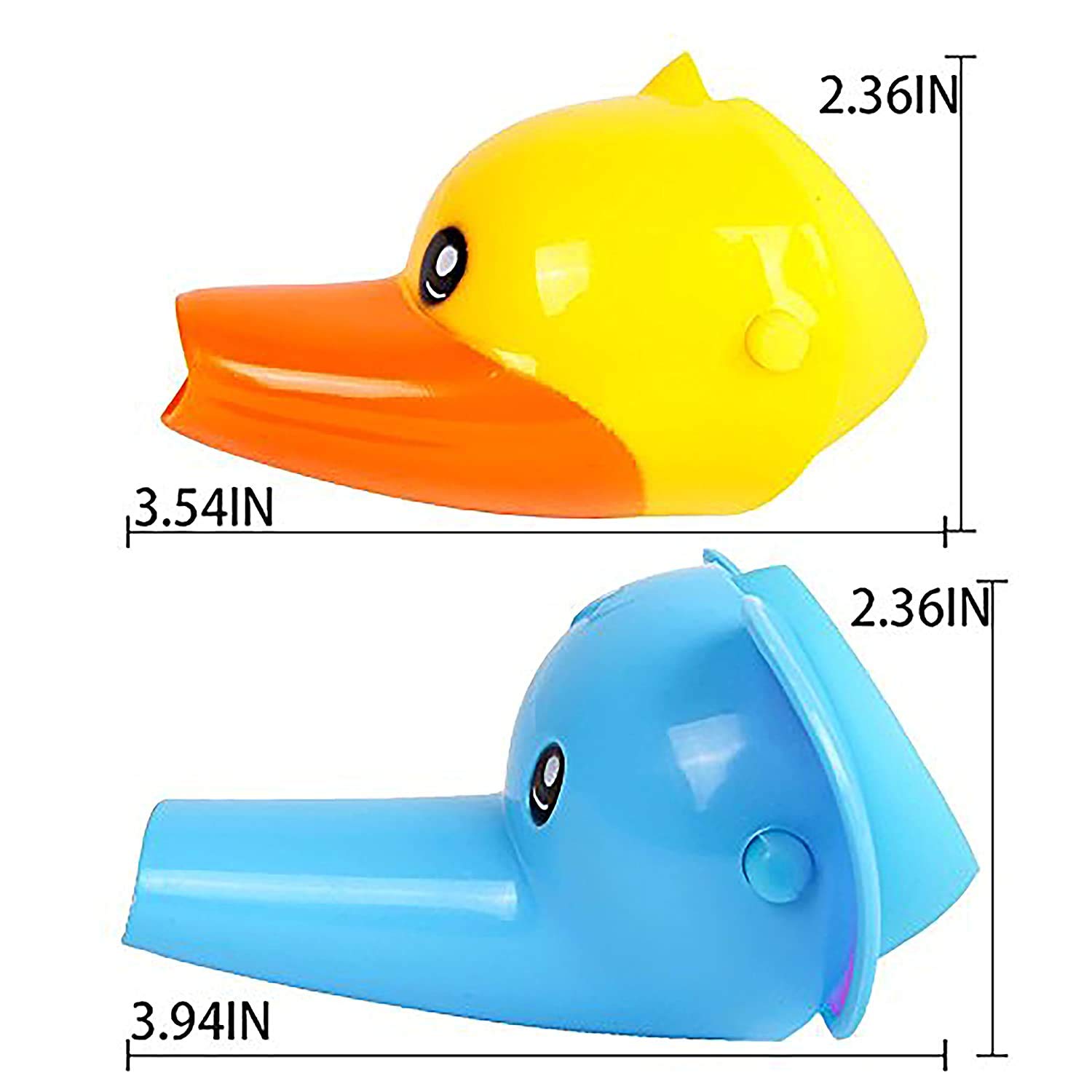 OGIFCHEN Baby and Children's faucet extension faucet guide sink extender long water hand washing device water diverter (3 Packs Dolphin)