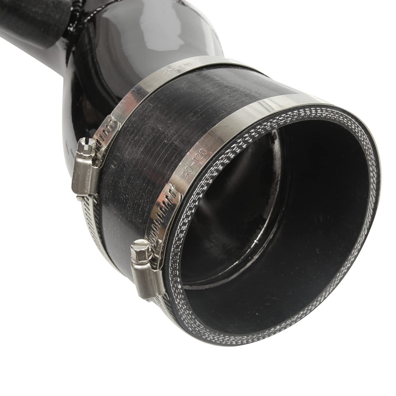 Smileracing 6.0 Cold Air Intake Kit Replacement for 2003-2007 Ford F250 F350 Excursio 6.0L Powerstroke Diesel Black