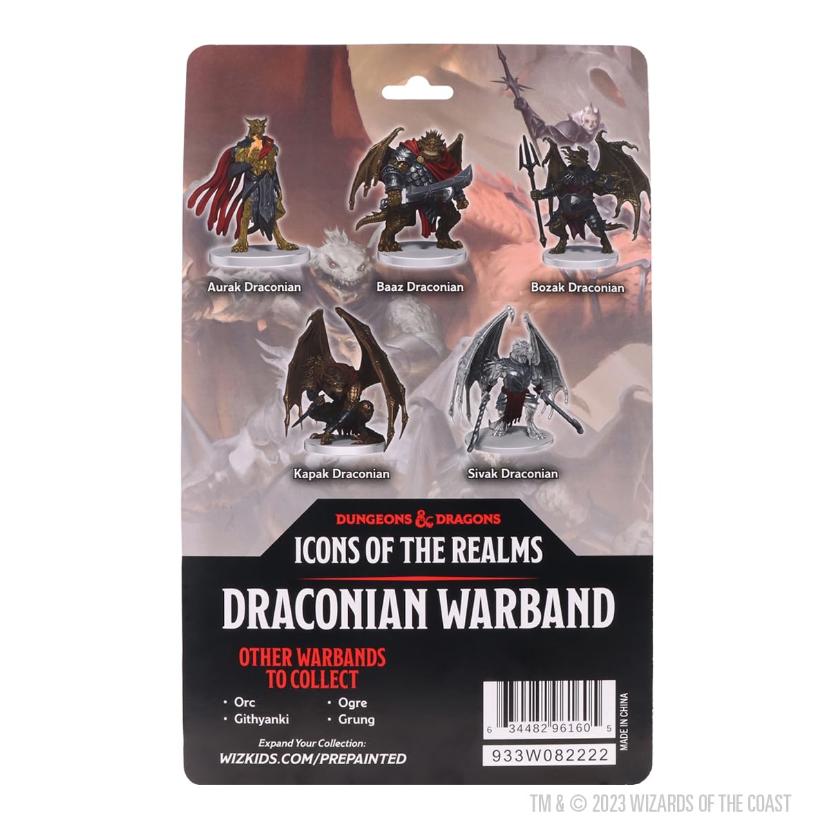 WizKids D&D Icons of The Realms Draconian Army Miniature Figures