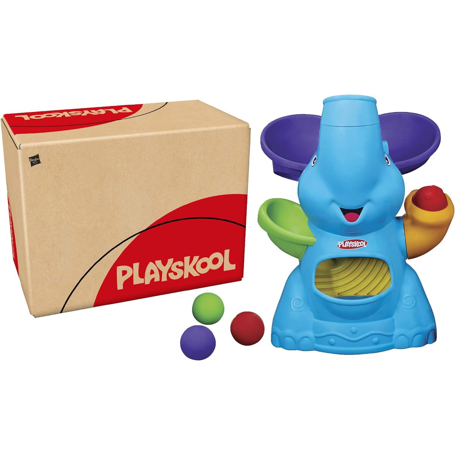 Playskool Elefun Busy Ball Popper Active Toy for Toddlers and Babies 9 Months and Up with 4 Colorful Balls (Amazon Exclusive)