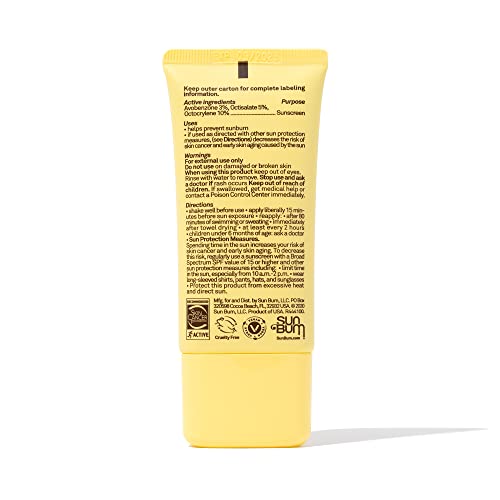 Sun Bum Original SPF 30 Glow Sunscreen Lotion | Vegan and Hawaii 104 Act Compliant (Octinoxate & Oxybenzone Free) Broad Spectrum Moisturizing UVA/UVB Sunscreen Lotion with Vitamin E | 2 oz
