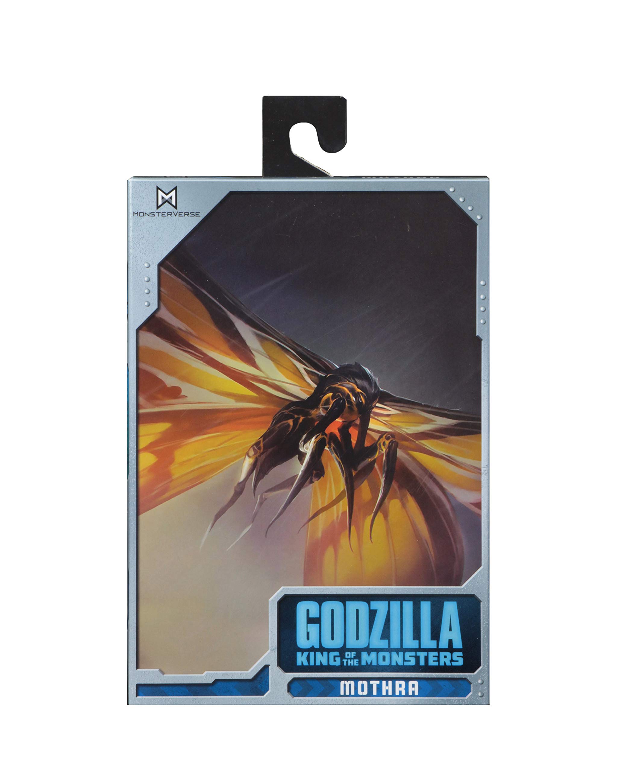 NECA Godzilla 2019: Mothra 7" Action Figure, Multicolor