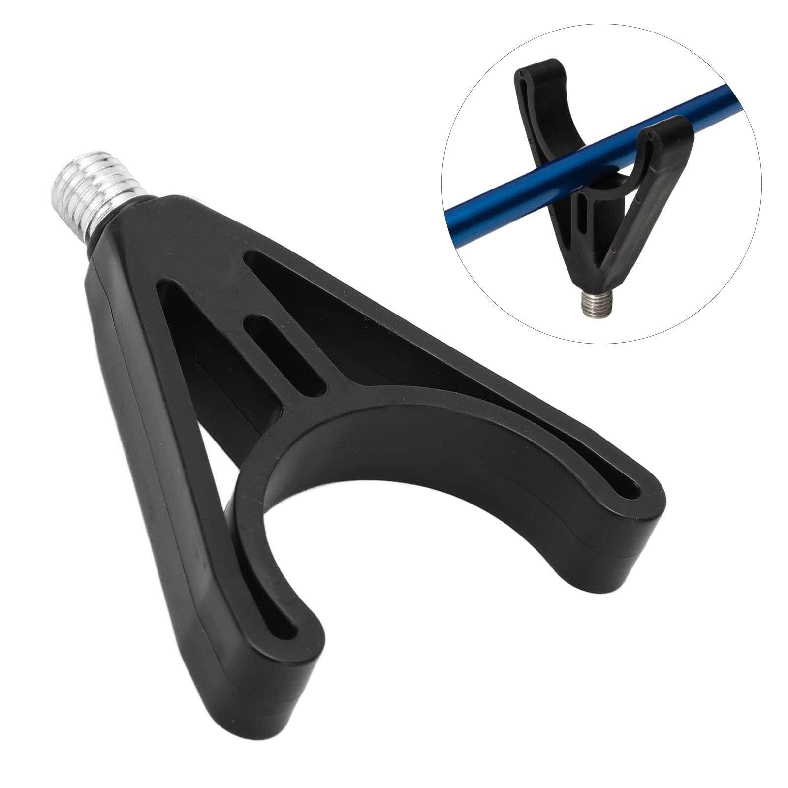 Yeuipea U Shape Fishing Rod Holder,Fishing Rod Holder Rest Fishing Rod Support Stand Head Carp U Shape Holder Tackle Tool
