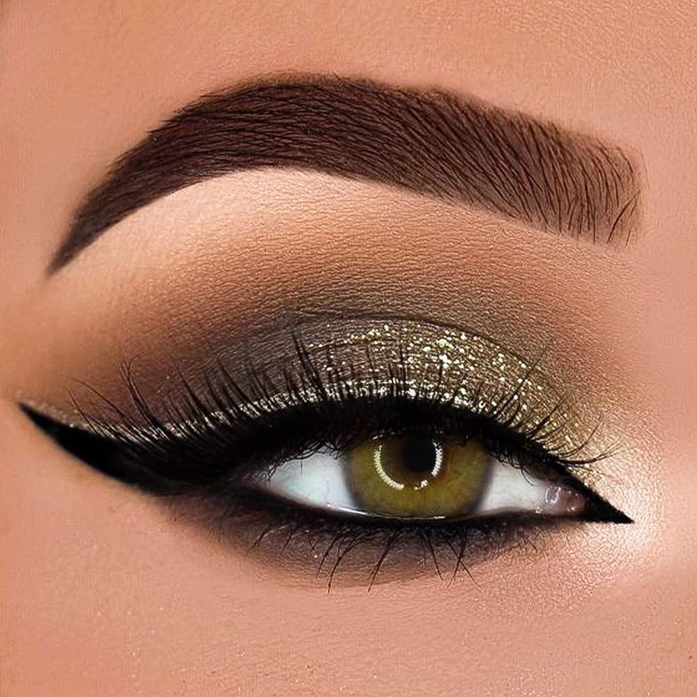YOUNG VISION Liquid Glitter Eyeshadow, Metallic & Shimmer & Glow Shades,Quick-Drying, Waterproof, Non-sticky,0.17 Fl Oz