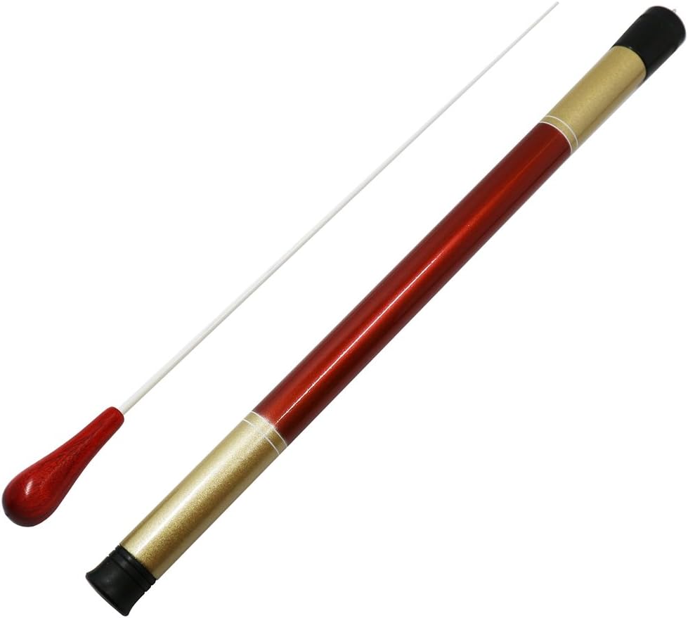 MOREYES Music Baton Orchestra Baton Band Conducting Baton with Tube Sleeve (Rosewood Handle)