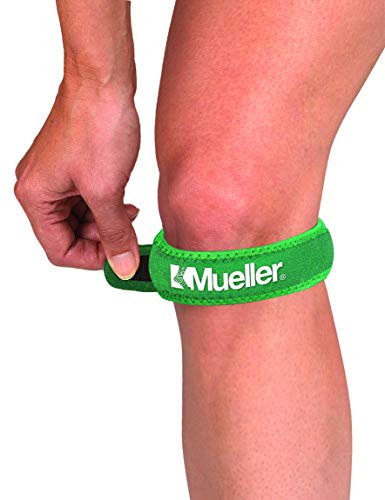 MUELLER Sports Medicine Advanced SportCare Patella Strap, For Men and Women, Green, One Size Fits Most
