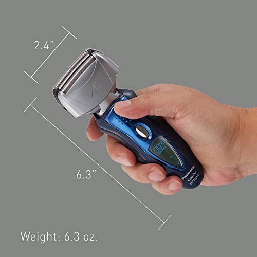 Panasonic Arc4 Electric Razor for Men with Pop-Up Beard Trimmer, 4-Blade Foil Cutting System, Flexible Pivoting Head, Hypoallergenic, Wet/Dry Electric Shaver – ES8243AA
