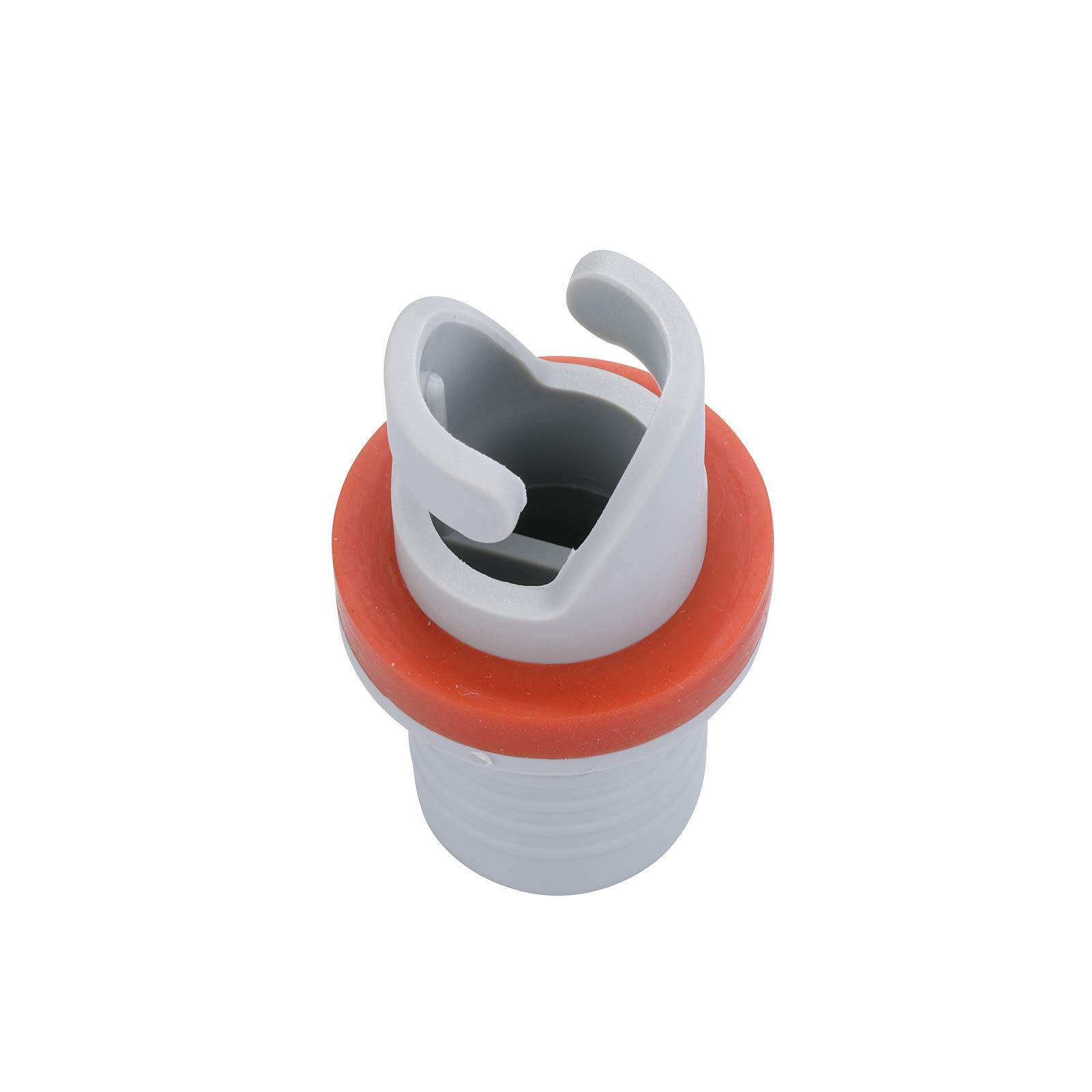 Omter Inflatable Boat Foot Pump Halkey-Roberts HR Hose Adapter H-R Valve Adapter (White Red)