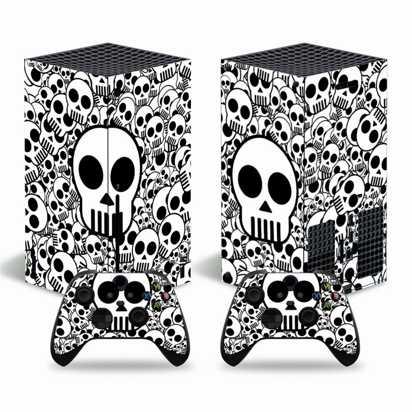 Top factory Skin Decal Protective Vinyl Skin Decal Cover for Series X Console Skins Wrap Sticker with Two Free Wireless Controller Decals 32881 Decal