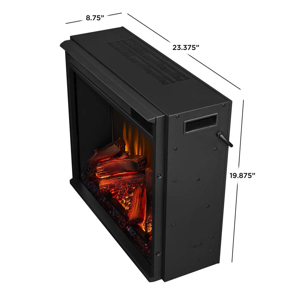 Real Flame Vivid Flame Electric Firebox, Black