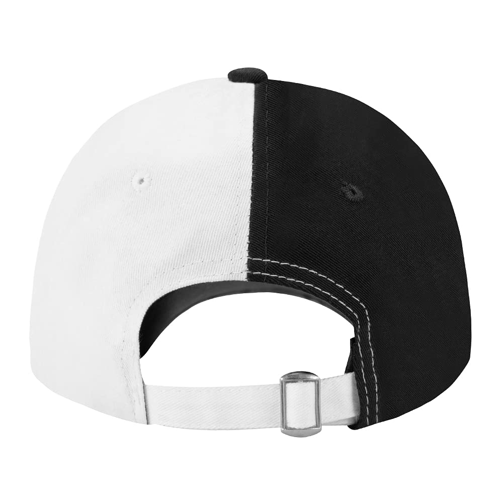 Slvoefi Unisex Graffiti Baseball Cap,Dad Hats,Hip Hop Style Trucker Hat,Black White Fashion Hat for Men's Women Adjustable Baseball Caps (Black and White)