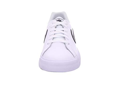 Nike Men's Court Royale AC Sneaker, White/Black, 8 Regular US