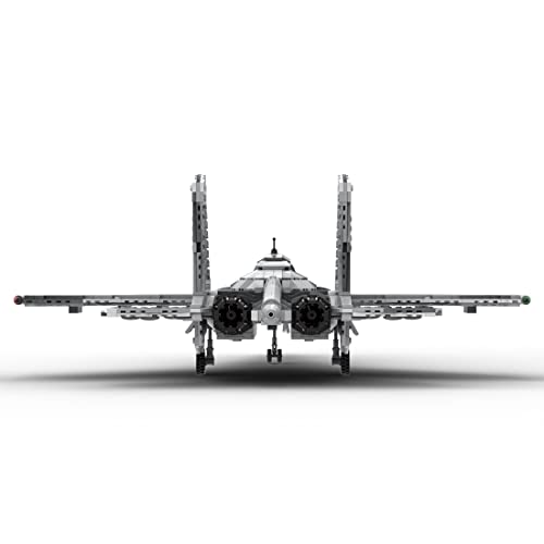 Topoo Military Fighter Aircraft Building Kit, Airplane Building Set WW2 Armored Battle Bricks Compatible with Lego Technic, 1659 Pcs, MOC-36720