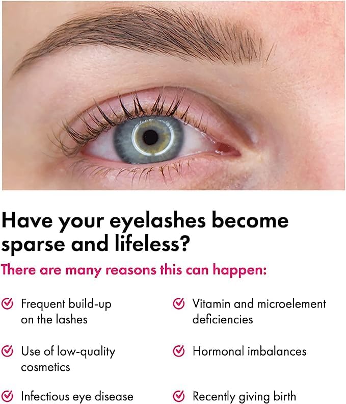 TOPLASH Eyelash Growth Serum - Innovative Eyelash and Eyebrow Growth Serum for Longer, Thicker, Fuller Brows & Lash Boost - Natural, Cruelty-Free & Hypoallergenic - 0.10 fl.oz.