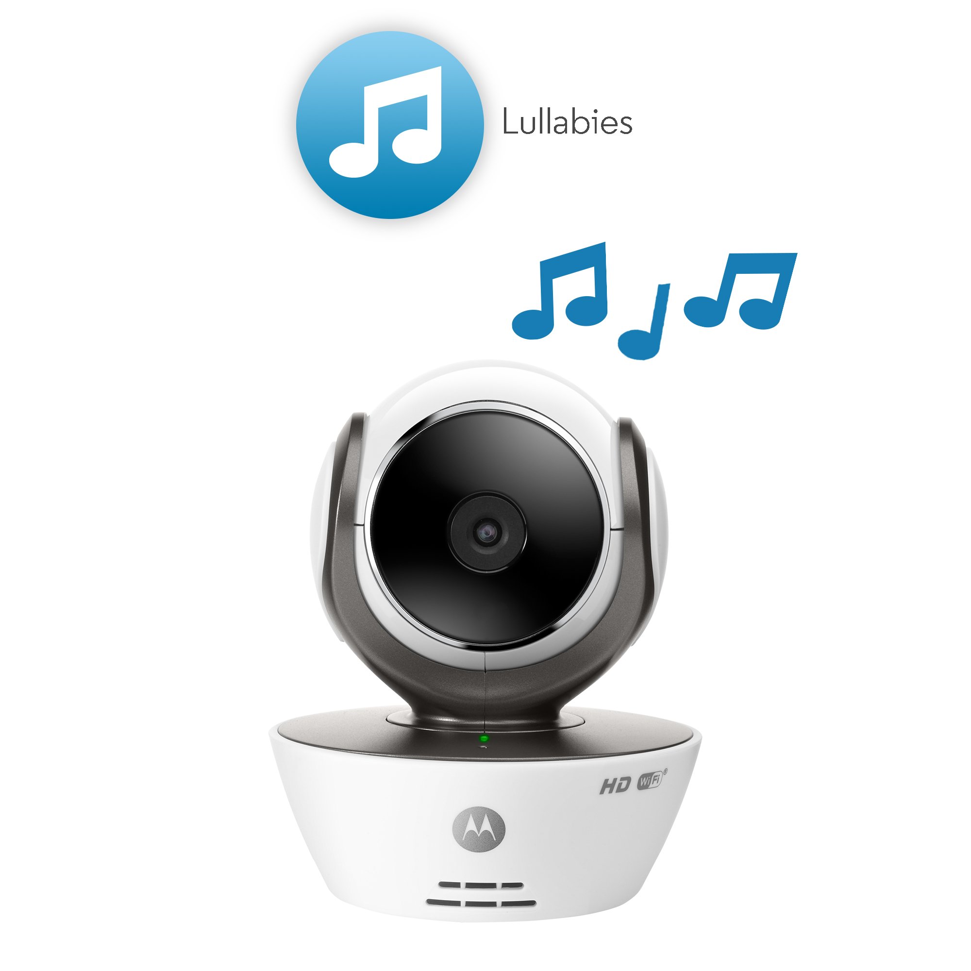 Motorola WiFi 3.5 Inch Video Baby Monitor Connect, Silver, Two Cameras