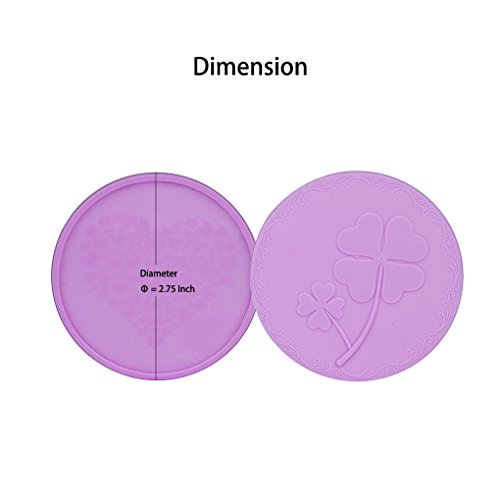 OMIRO Mini Mirror Bulk, 2.5 Inch Round Glass Mirror in 3 Colors, Pack of 24 (Random Patterns)