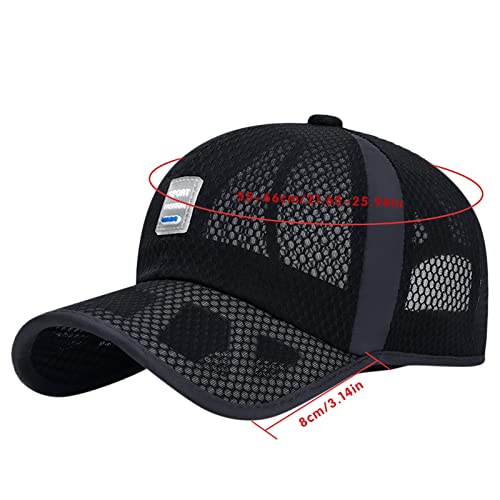 Women Backs Caps for Men Women Mesh Baseball Hat Cardigan