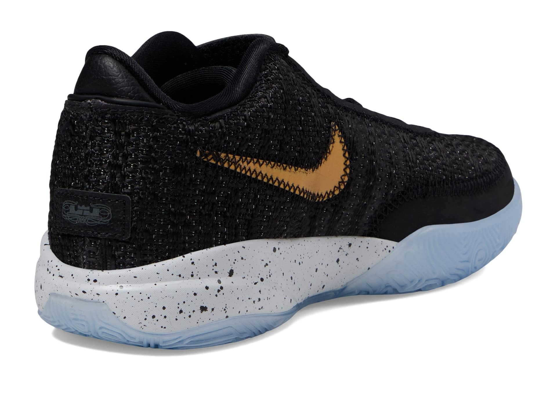 Nike Lebron XX PS (Little Kid) Black/Metallic Gold/White/Pure Platinum 13 Little Kid M