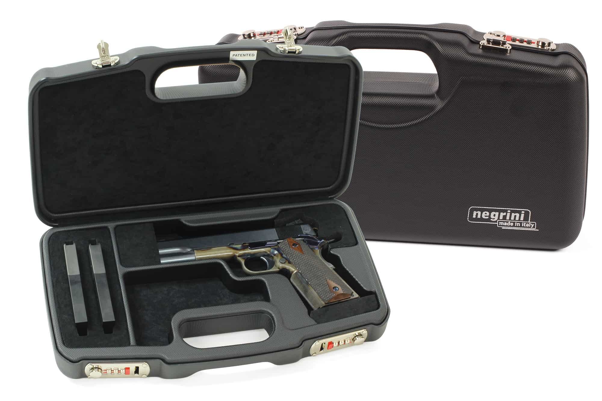 Negrini Cases 2018SR/5126 Dedicated 1911 Handgun Case, Black/Black