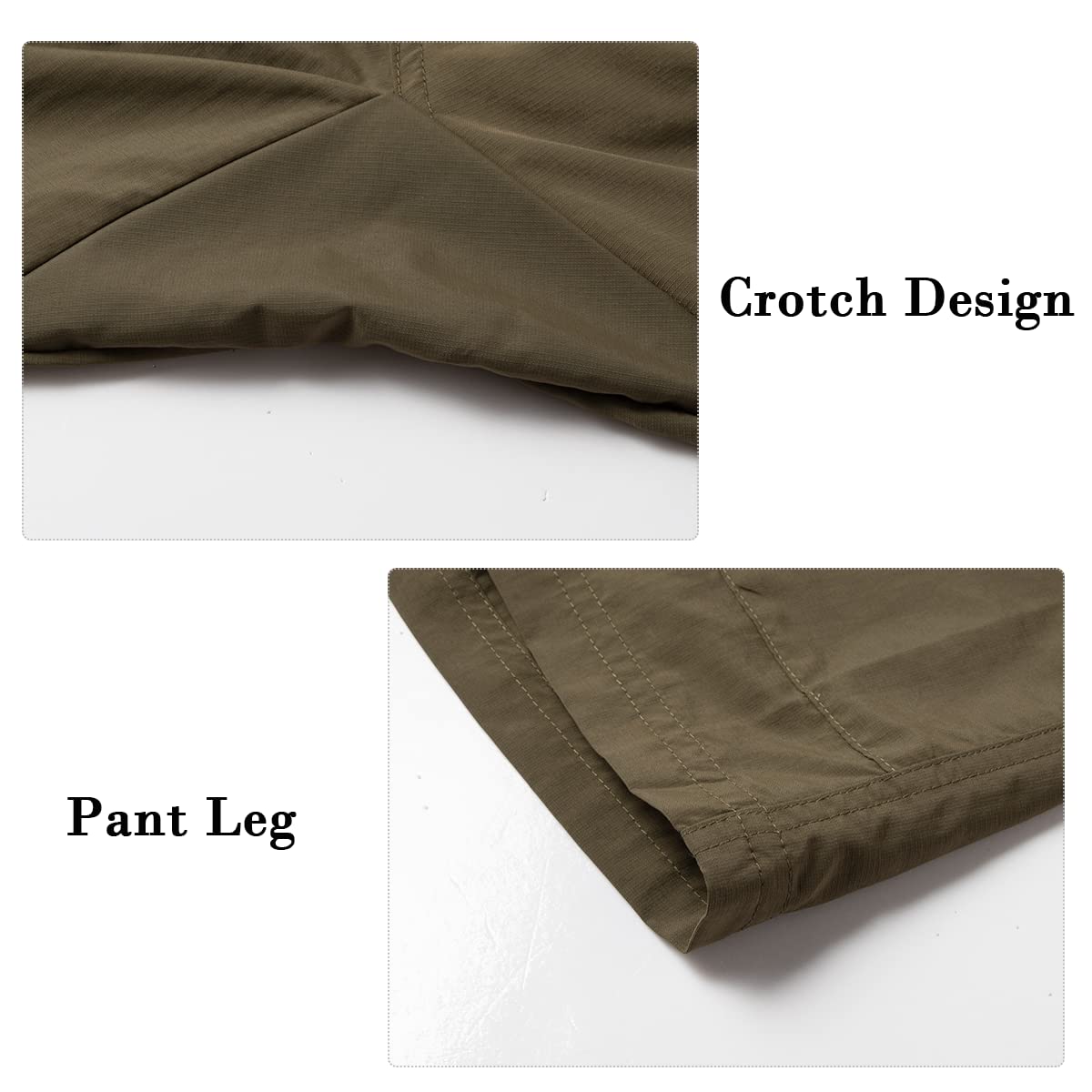 Msmsse Men's Hiking Cargo Shorts Quick Dry Outdoor Work Tactical Shorts with Multi Pockets for Fishing Army Green US 34