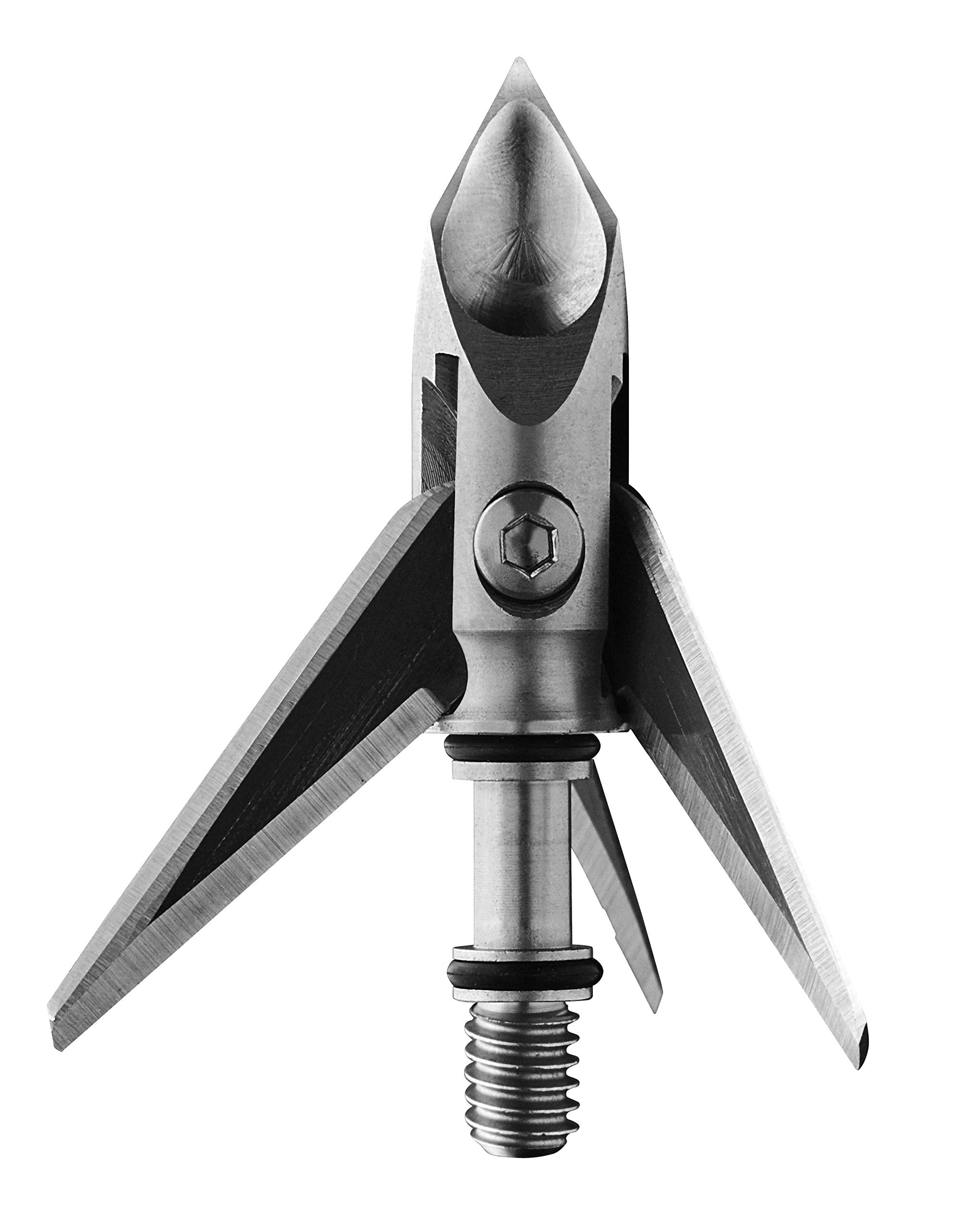 Ramcat Hydroshock Pivoting Broadheads 100 Grain, 2 PK (6 Total)