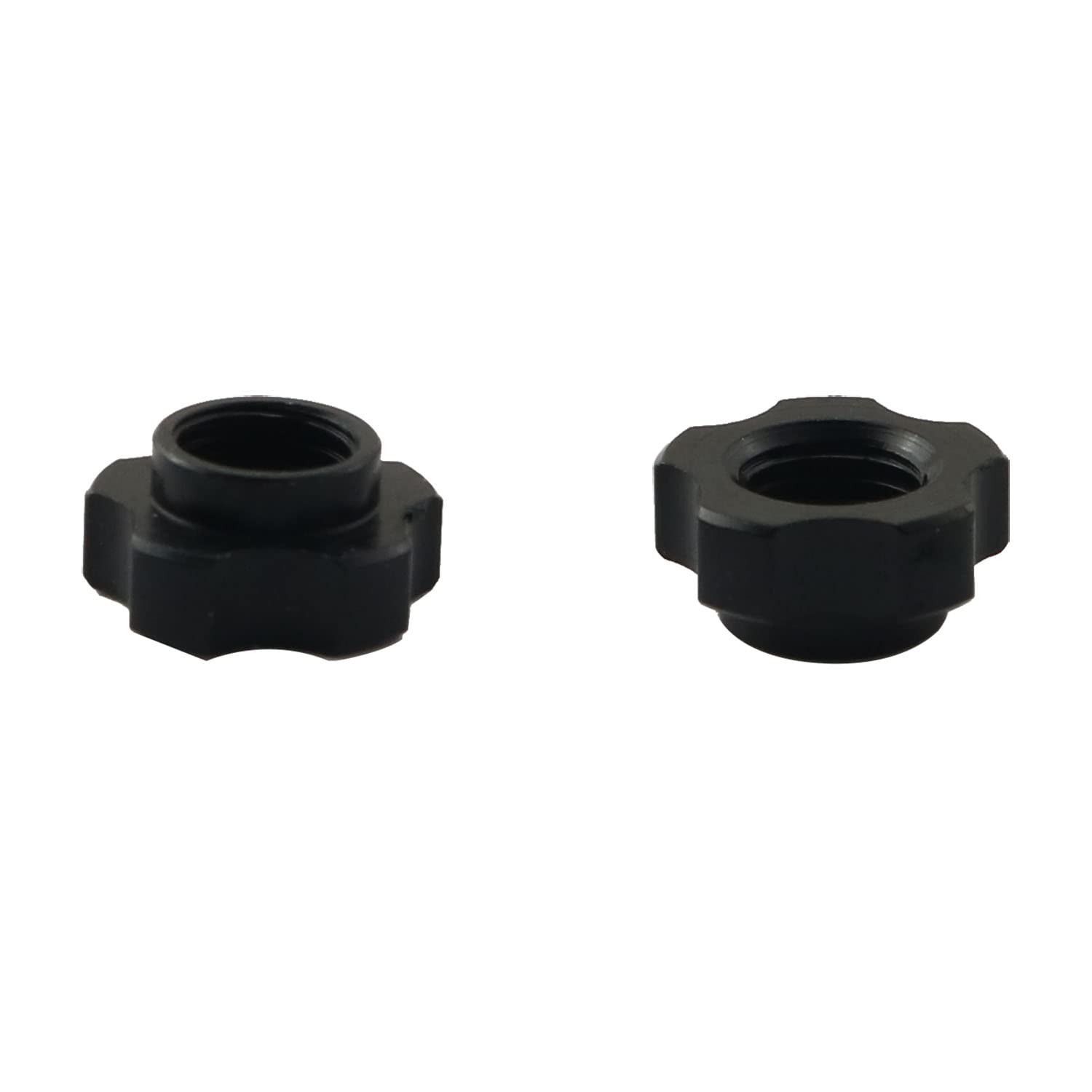 Youliang 1Set Rim Conversion Nut Bike Vacuum Tire Valve Nut Presta Inner Tube Spool Wrench Tool Mountain or Road Bicycle Accessories, Black