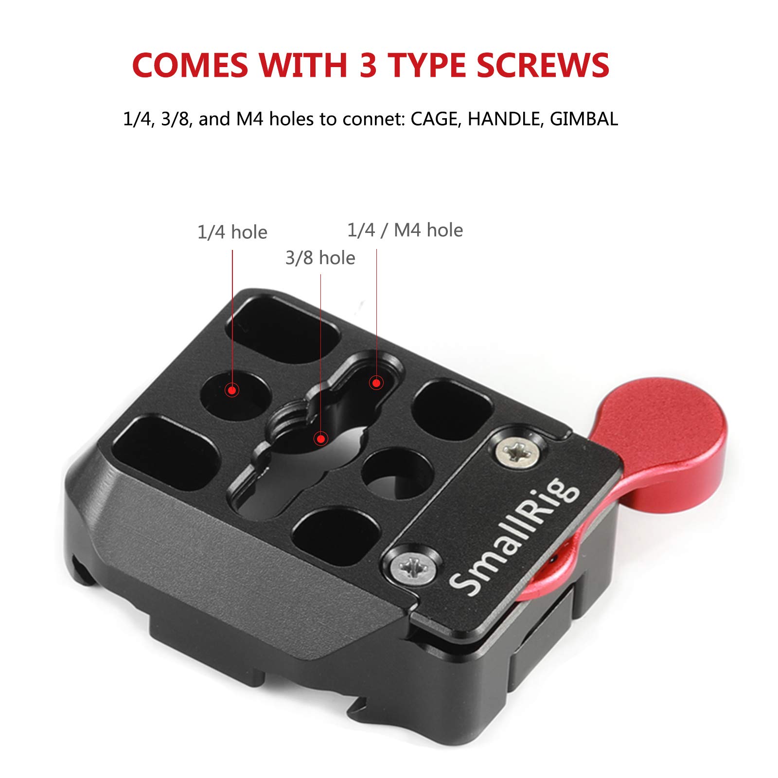 SmallRig Nucleus-Nano Quick Release Mounting Clamp for Tilta Nucleus-Nano Hand Wheel β FAQ2323