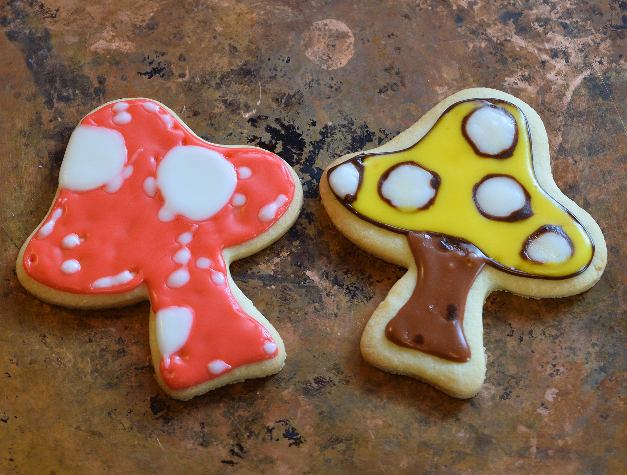 Toadstool/Mushroom Cookie Cutter 3.5 X 4 inches - Handcrafted Copper Cookie Cutter by The Fussy Pup