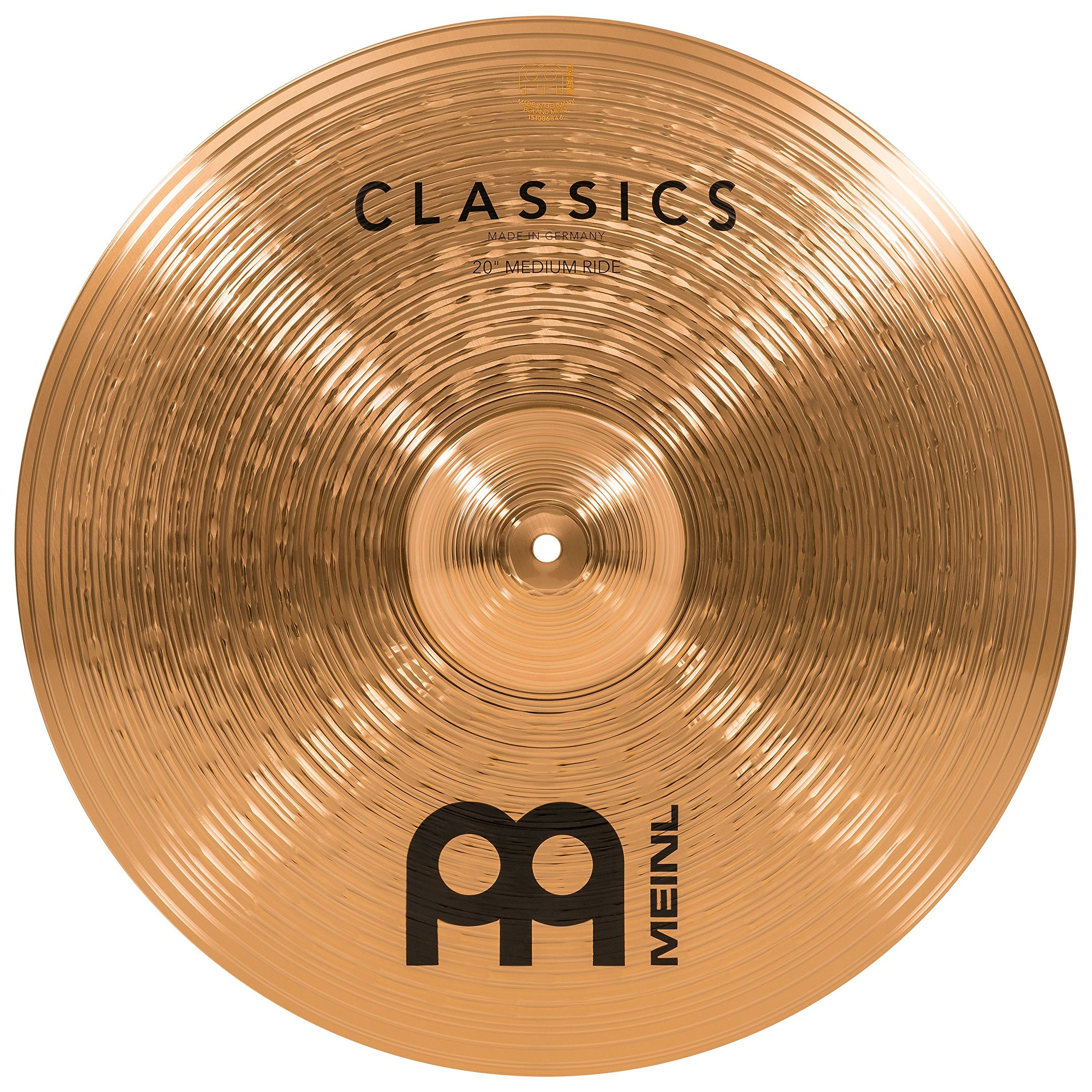 Meinl 20" Medium Ride Cymbal - Classics Traditional - Made in Germany, 2-YEAR WARRANTY (C20MR)