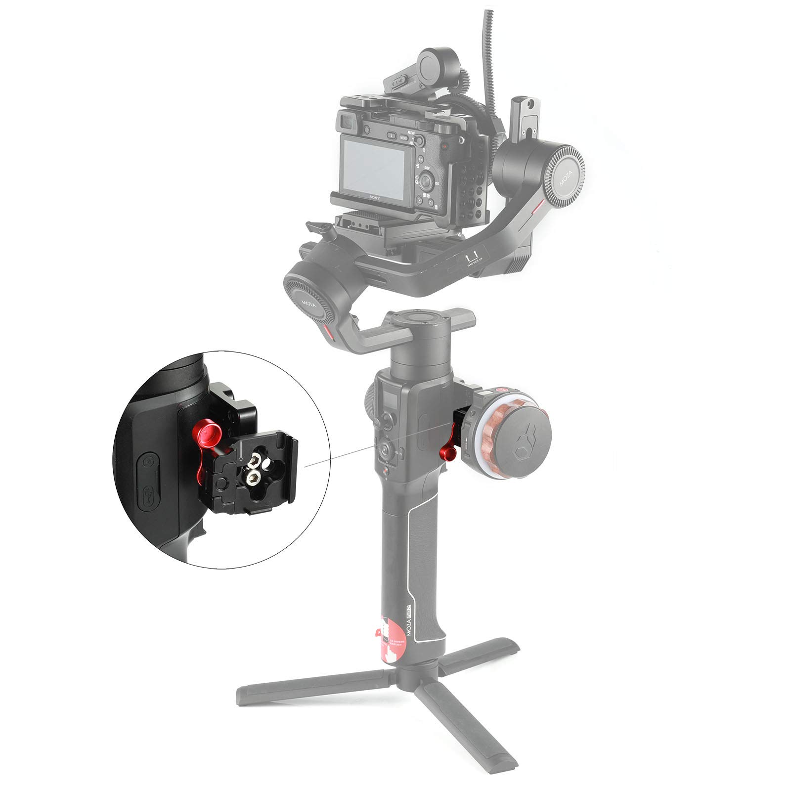 SmallRig Nucleus-Nano Quick Release Mounting Clamp for Tilta Nucleus-Nano Hand Wheel β FAQ2323