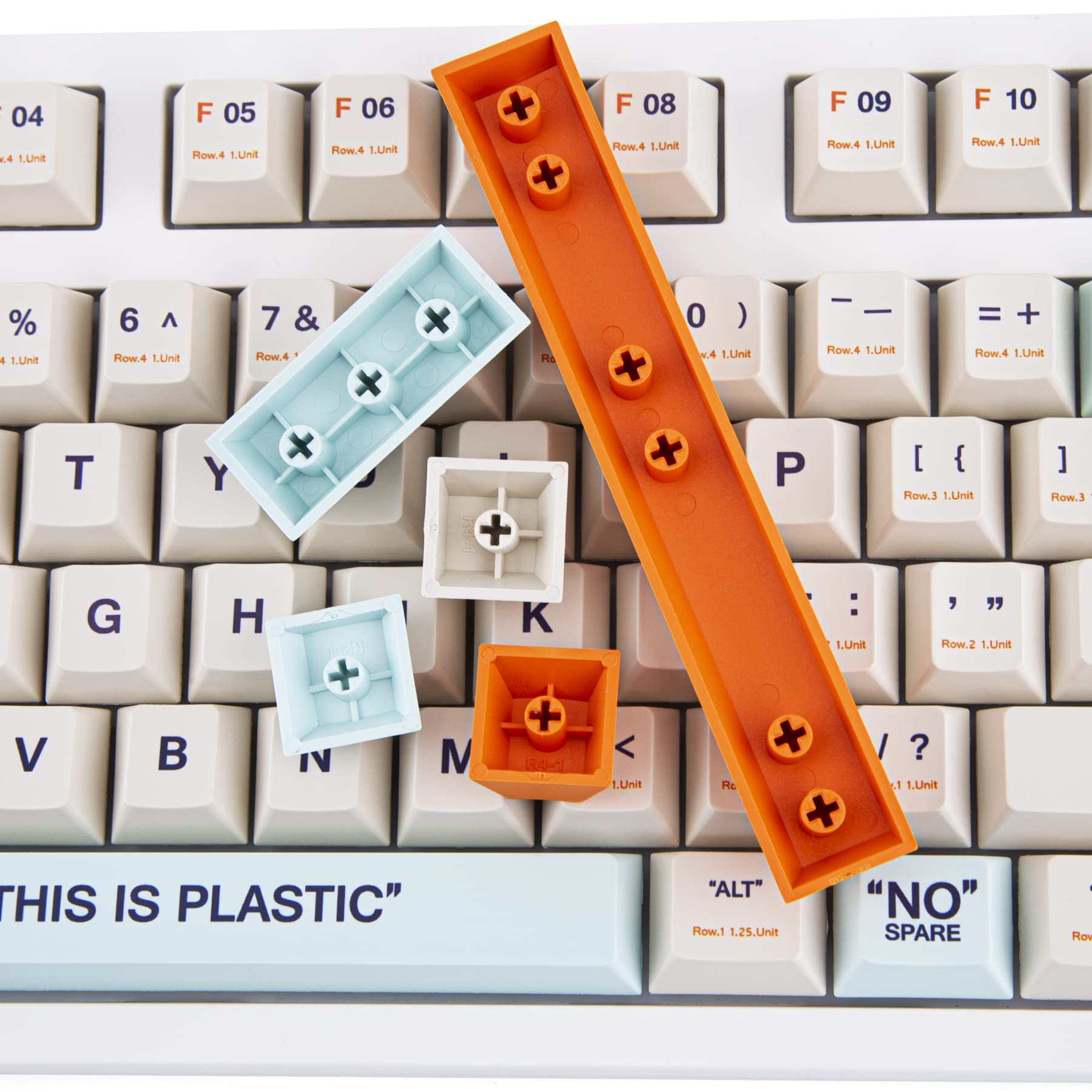 UniCusMech PBT keycap Cherry Profile 161 Keys Dye Sublimation ANSI & ISO Layout Keycap for Mechanical Gaming Keyboard Cherry MX Switch (Plastic)