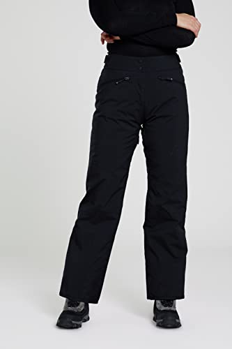 Mountain Warehouse Isola Womens Extreme Ski Pant - Winter Snow Pants Black 8