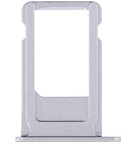 MMOBIEL SIM Card Slot Tray Holder Replacement Compatible with iPhone 6 2014 - Incl. SIM Pin - Black