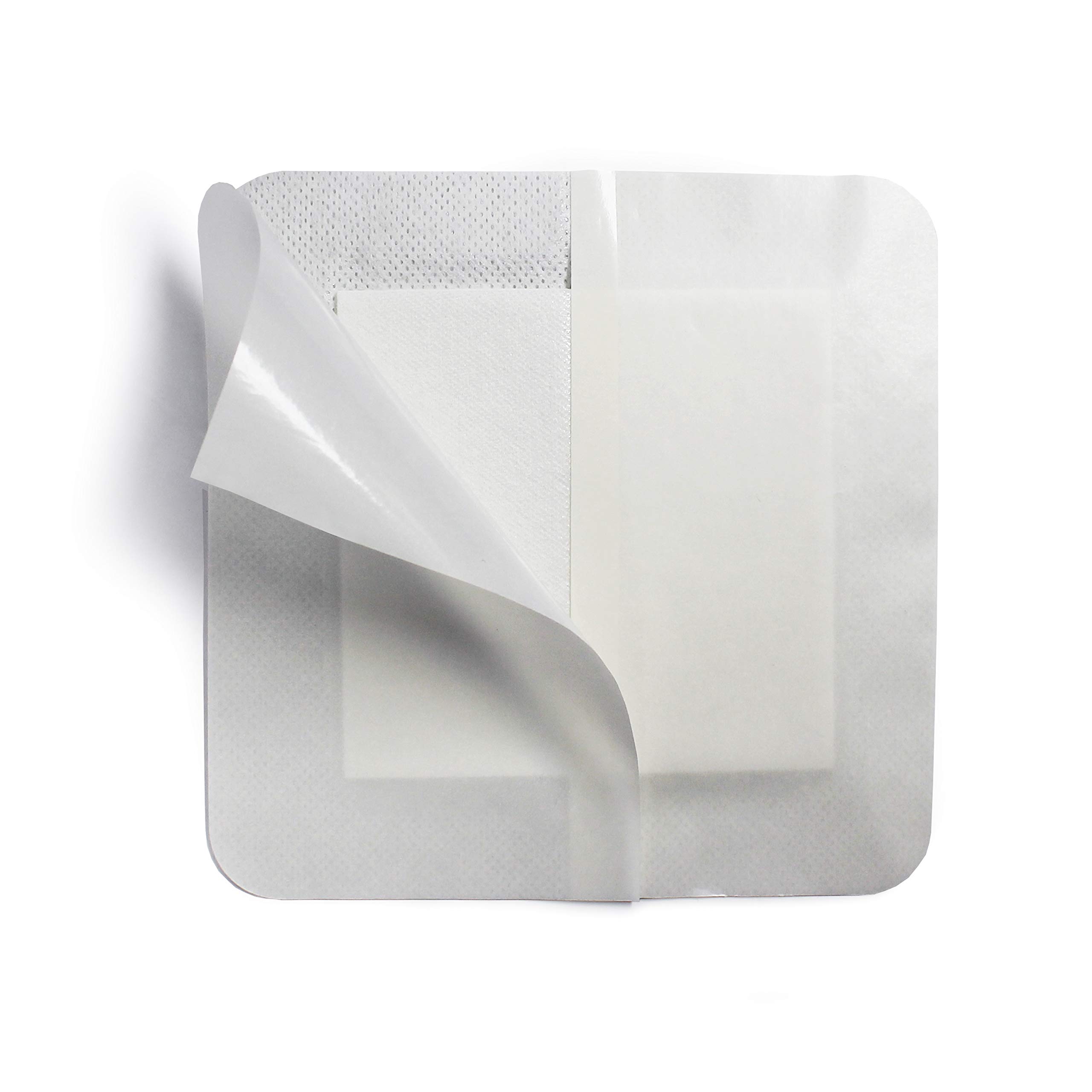 MED PRIDE Waterproof Composite 6โโ x 6โโ Wound Dressing Pads- 10-Pack, Sterile, Individually Wrapped- for Men/Women- for Pressure Ulcers, Post Op Trauma-Injury-Medium Absorbency