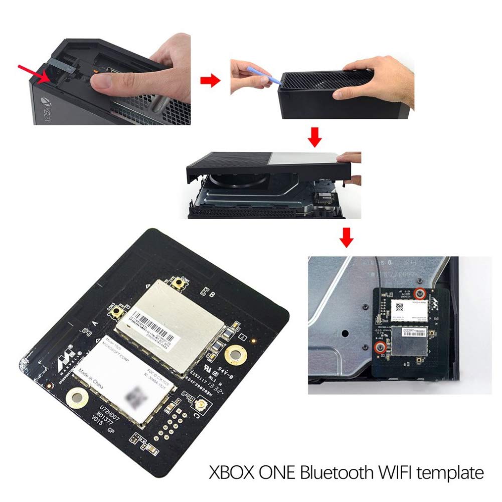 Onyehn 2pcs Antenna Cable Part Replacement for Xbox One WiFi Bluetooth Wireless PCB Board Module