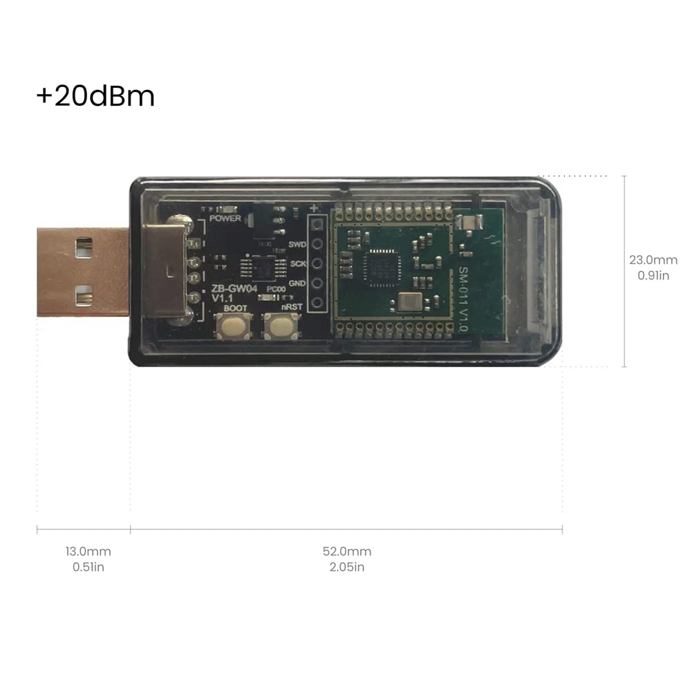 ZigBee 3.0 Silicon Labs Mini EFR32MG21 Universal Open Hub USB Dongle Chip Module ZHA NCP OpenHAB