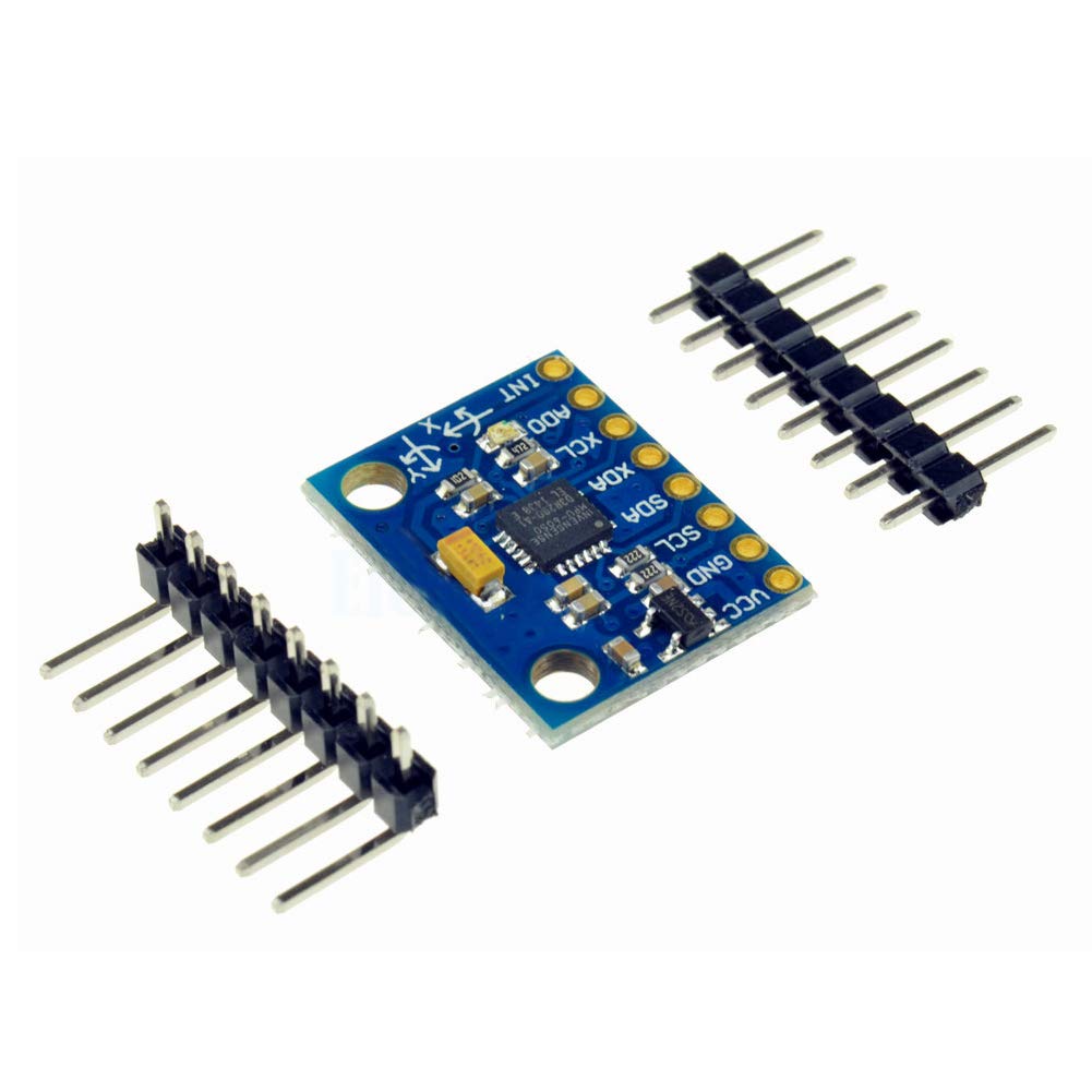 Onyehn 5Set IIC I2C GY-521 MPU-6050 MPU6050 3 Axis Analog Gyroscope Sensors + 3 Axis Accelerometer Module for Arduino with Pins 3-5V DC