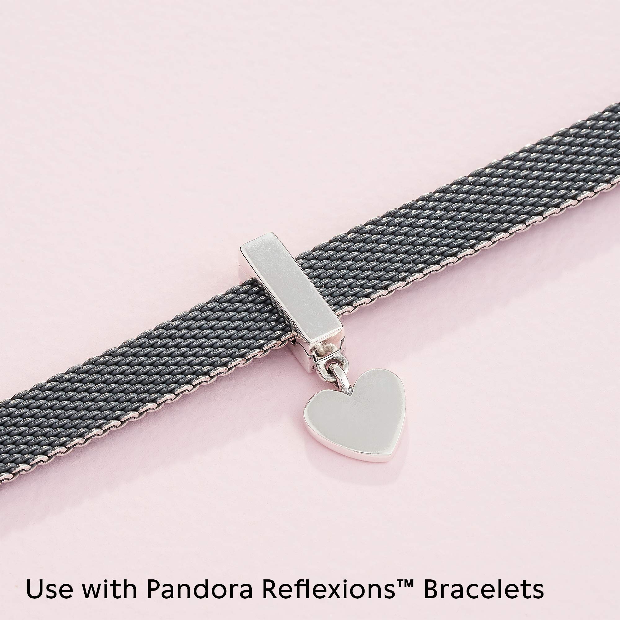 Pandora Jewelry Reflexions Heart Dangle Clip Charm - Sterling Silver
