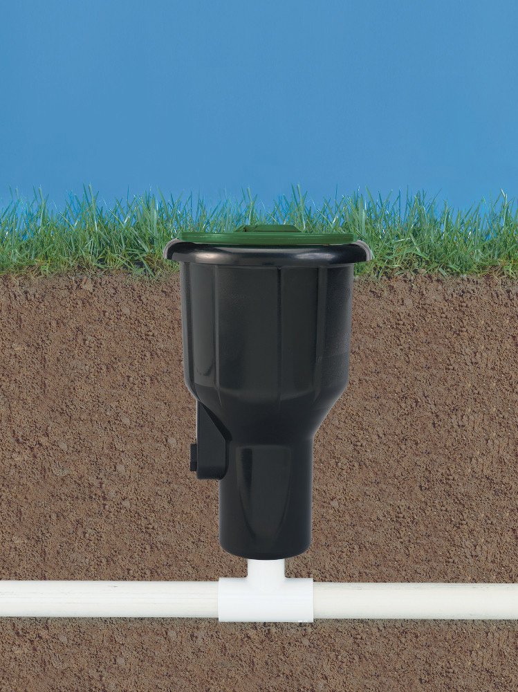 Orbit 3 Pack Brass Pop-Up Impulse Impact Lawn Sprinkler in Canister, Water Yard - 55034