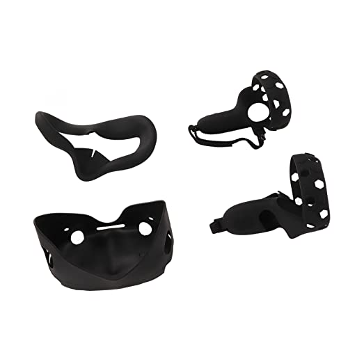 VR Silicone Protective Cover, VR Shell Cover, Grips Face Lens Protective Cover VR Shell Cover Set for Quest 2 Accessories