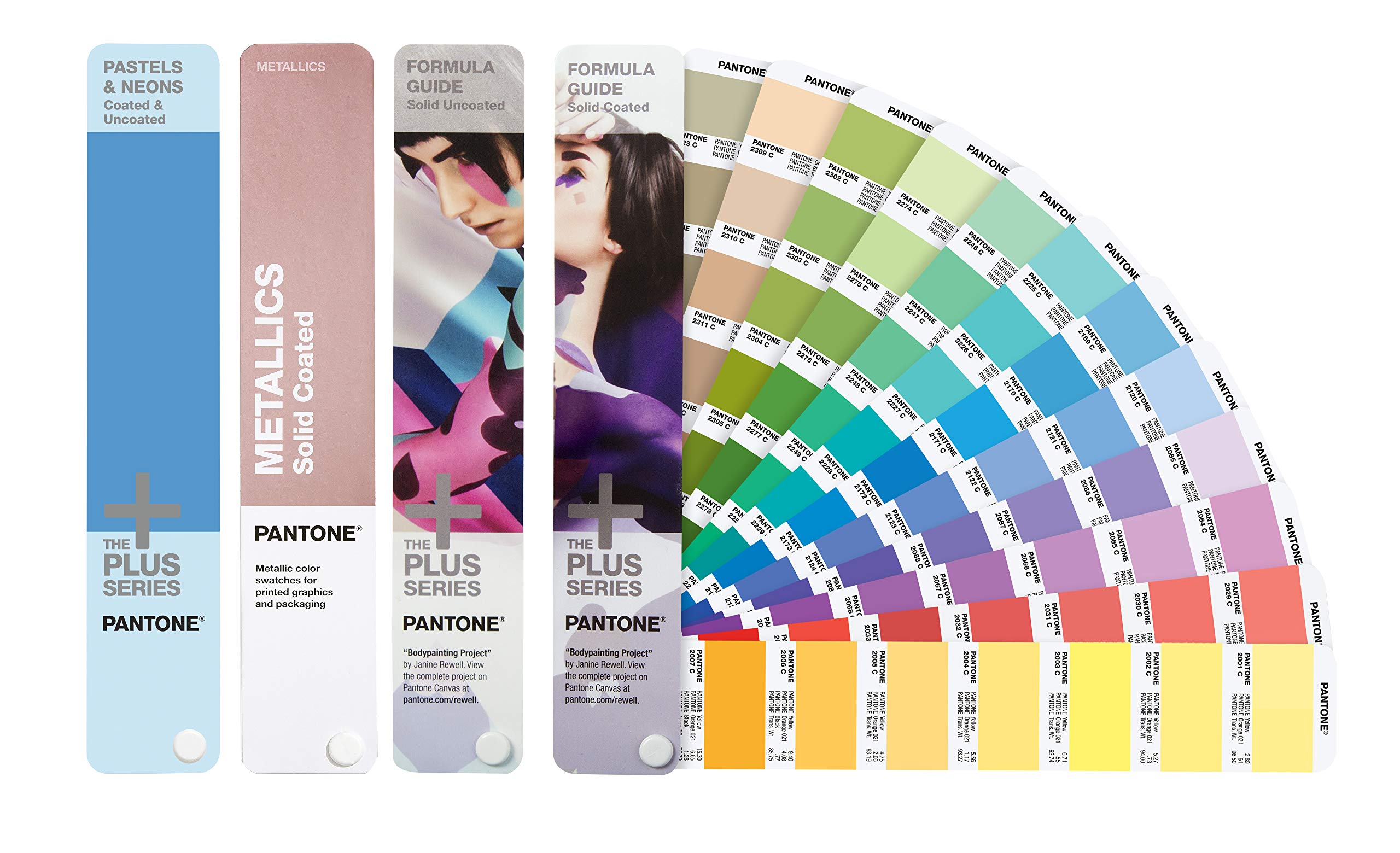 Pantone GP1605M Plus Series Solid Fan Guide Set, 2,310 Colors, Former Edition, Set-GP1605M