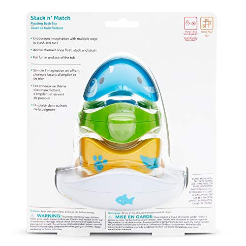 Munchkin® Stack n' Match™ Toddler Bath Toy