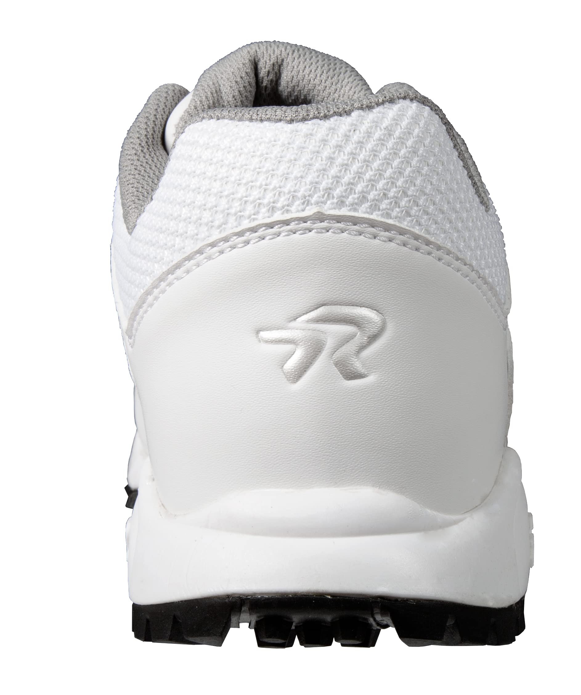 Ringor - Women's Flite Turf Pitching Softball Shoe (8.0 - White/Silver)