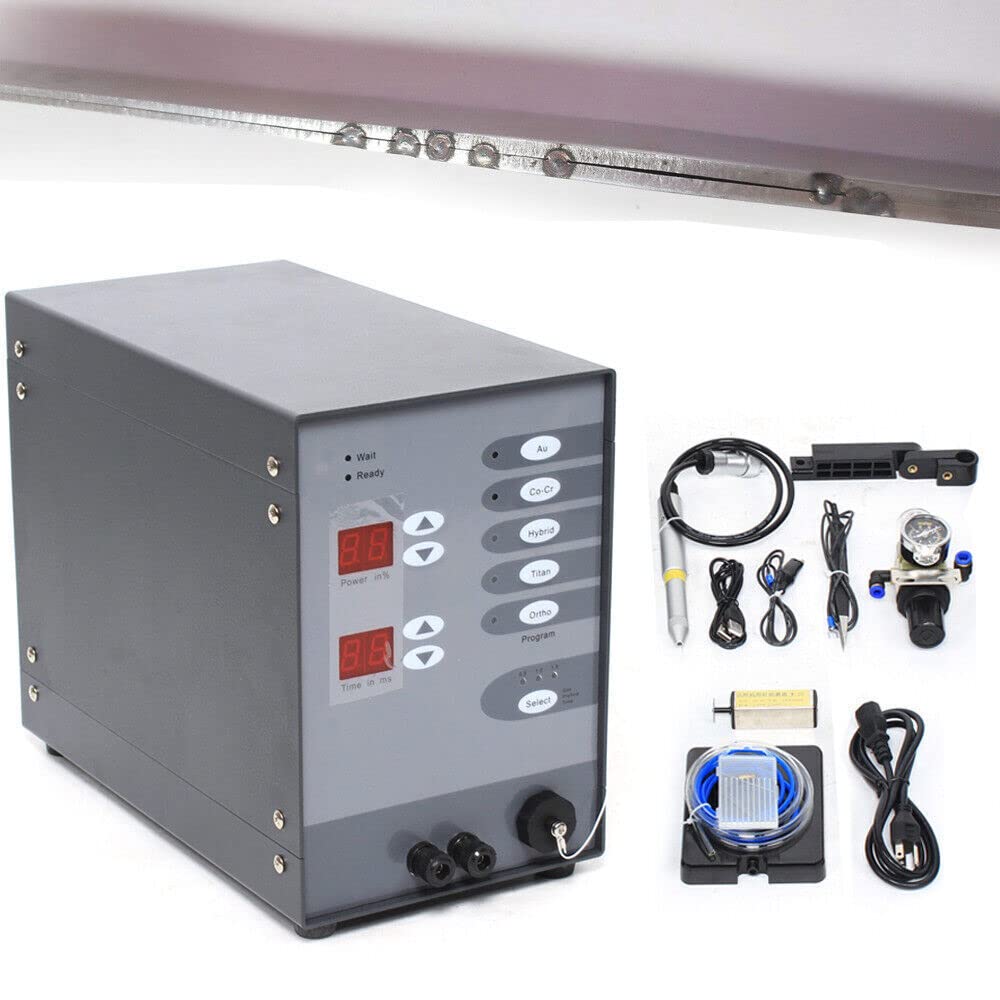 TFCFL Jewelry Spot Welder,CNC Spot Welding Machine,Automatic CNC Spot Welder Professional Welding Machine Pulse Argon Arc Welder Kit,Jewelry Repair Machine,110V 60HZ