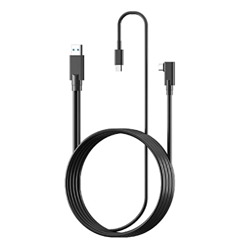 Yuisle Lightweight Link USB3.2 High Speed Data Transfer Adapter for Quest 2/Pico 4 VR Headset High Speed Data Headset Cord Charging Cord