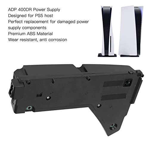 Zyyini Power Supply ADP-400DR, Replacement Power Supply for PS5 Console, with Power Cord, Internal Power Supply Repair Parts(Black)