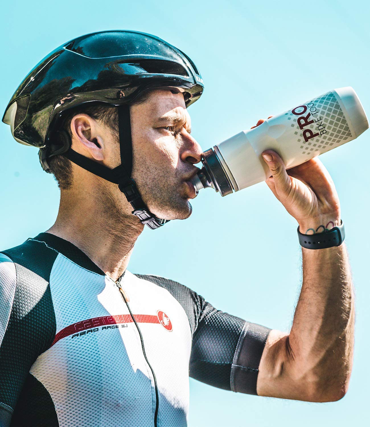 PRO BIKE TOOL Insulated Bike Water Bottle + Bicycle Water Bottle Bundle - for Road or Mountain Bikes